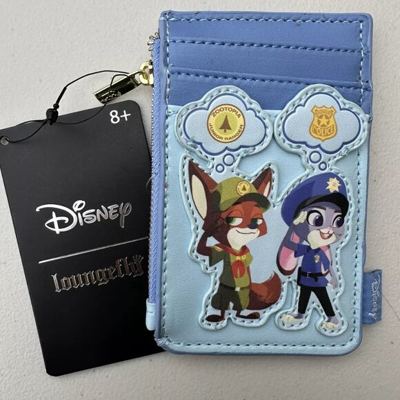 Loungefly | Bags | Disney Zootopia Loungefly Card Wallet With Coin ...